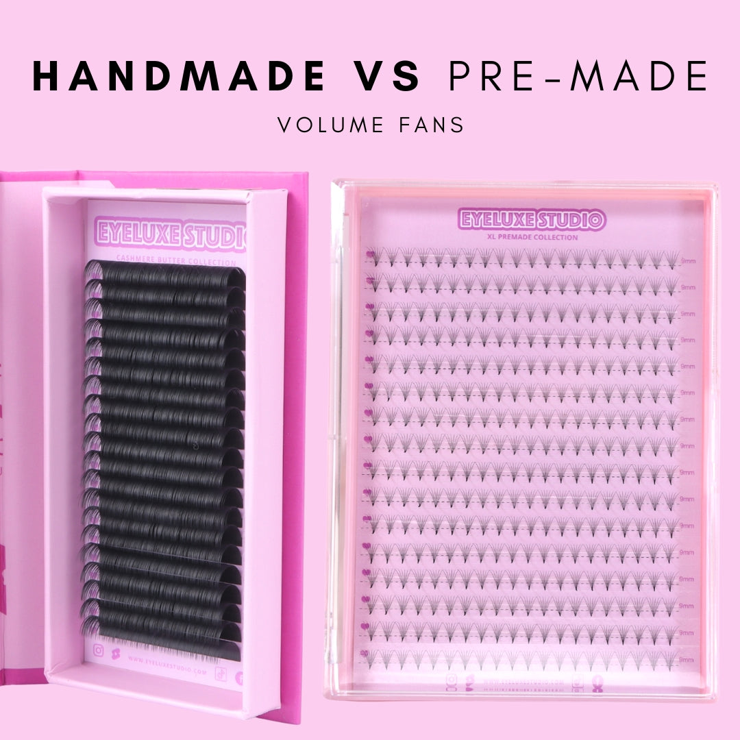 What’s the difference between handmade and pre-made fans? – Eyeluxe Studio